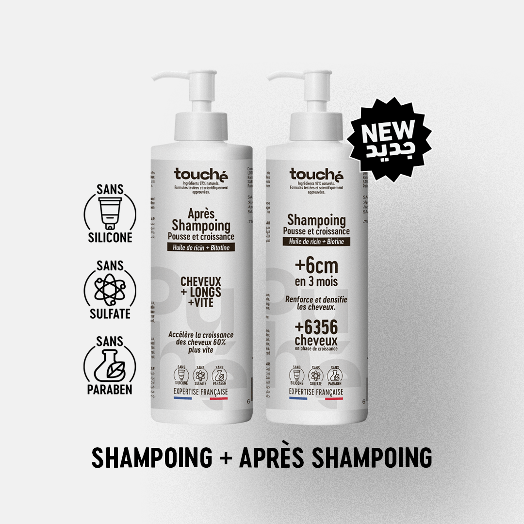 Pack shampooing et après-shampooing pousse et croissance M | Touché ...
